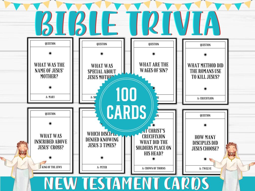 Printable Bible Trivia Cards - Design Printable