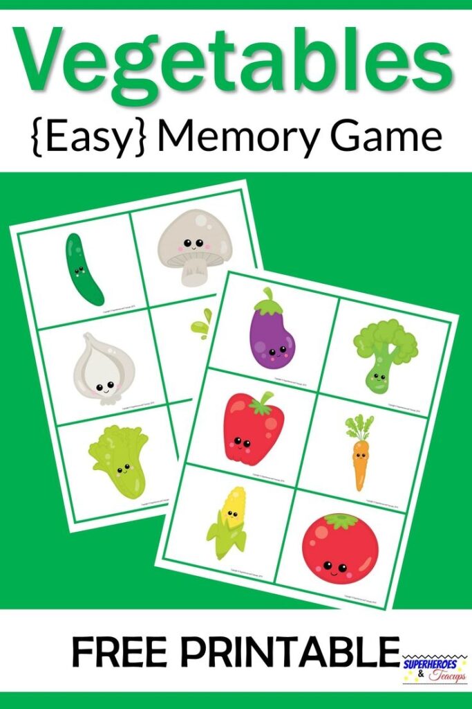 Printable Memory Games For Kids - Design Printable